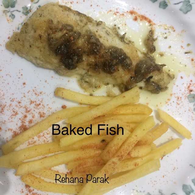 Baked Hake Fish